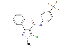 318237-82-0 | 5-chloro-1-methyl-3-phenyl-N-[4-(trifluoromethyl)phenyl]-1H-pyrazole-4-carboxamide ...