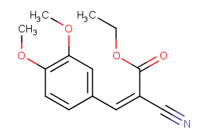 2286-55-7 | ethyl (2Z)-2-cyano-3-(3,4-dimethoxyphenyl)prop-2-enoate | MFCD01916492 | C14H15NO4